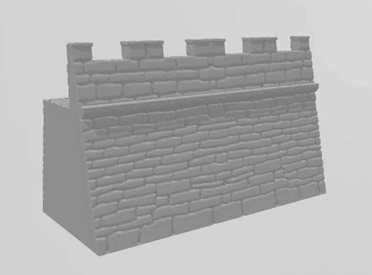 AOP-FRT: Fortification- Straight Wall Section with Stairs 2 ...