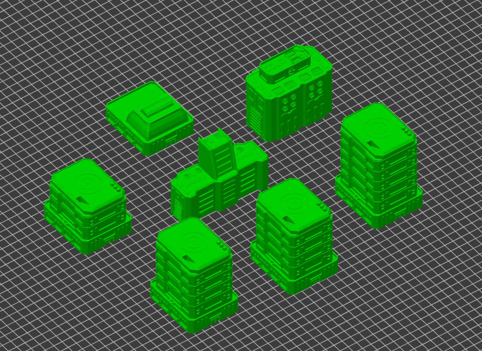 Battletech: Unity City Building Set – Diabolical Terrain